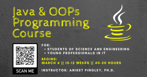 Java Programming Course by Aniket Pingley, Ph.D.